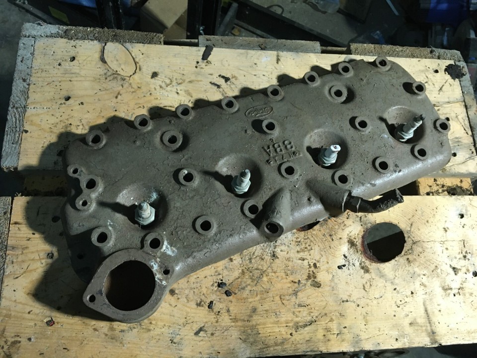 Ford Flathead V8 EAB Cylinder Heads and Intake Lot Hot Rod | eBay