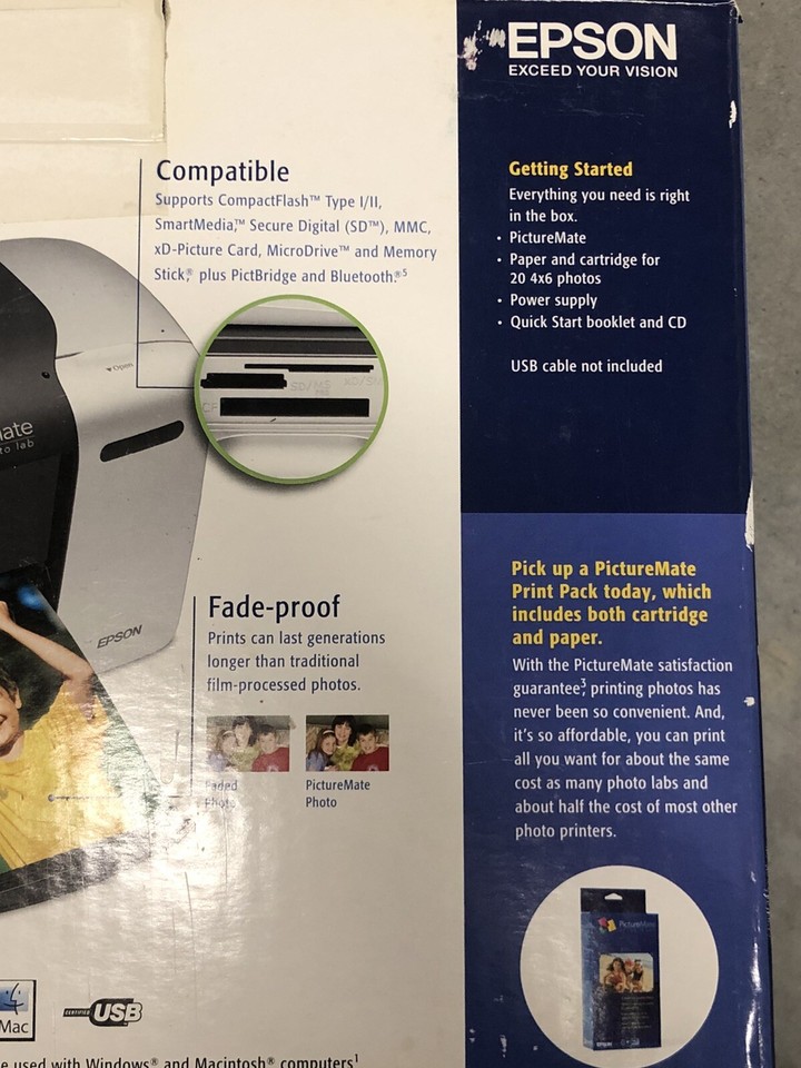 Epson PictureMate Express Edition Personal Photo Lab Printer - B271A ...