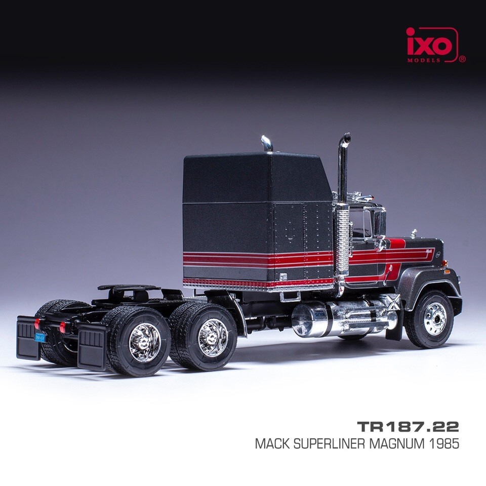 1979 MACK MAGNUM SUPERLINER TRACTOR TRUCK 3-ASSI GREY RED 1:43 SCALE BY ...