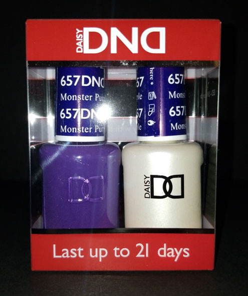 DND Daisy Monster Purple 657 Soak Off DND Gel Polish .5oz LED/UV gel ...