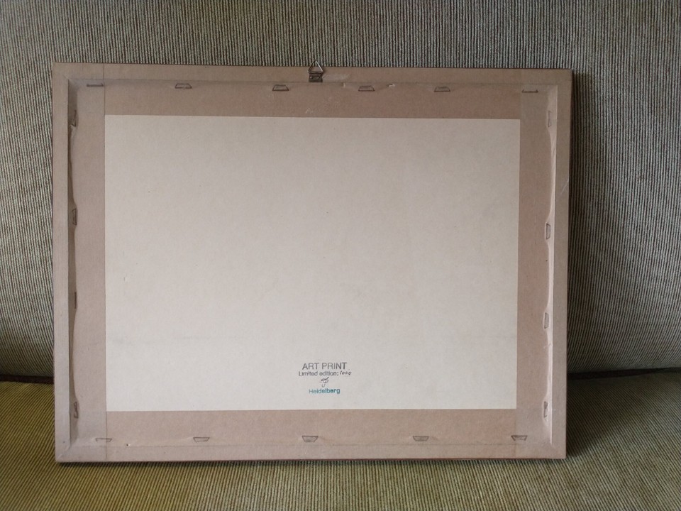Hans Potrebny's Heidelberg, hard signed, limited edition print, matted ...
