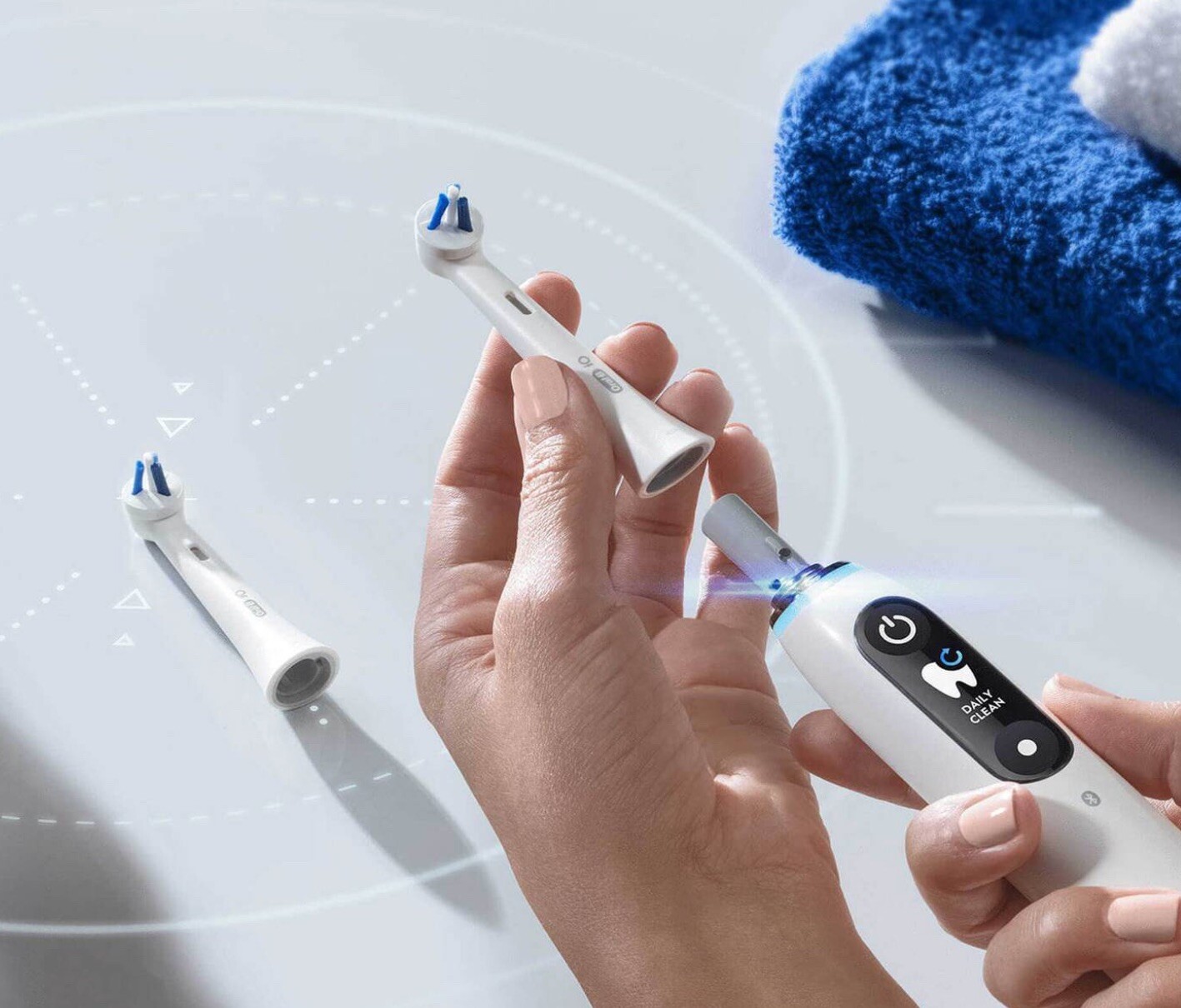 Oral-B iO Specialised Clean Interdental Electric Toothbrush Head Pack ...