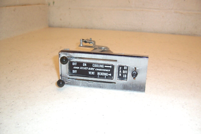 1957 57 FORD FAIRLANE 500 SKYLINER SELECTAIRE A/C HEAT CONTROLS ...