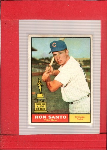 1961 Topps #35 Ron Santo EX Excellent RC Rookie Cubs ID:62397 | eBay