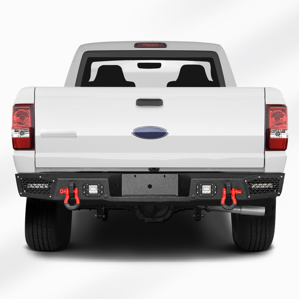 Fit 1998-2011 Ford Ranger Front or Rear Bumper W/Winch Plate & LED ...