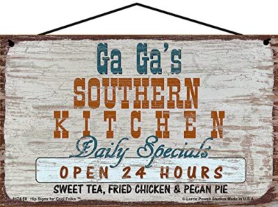 Ga Ga's Southern Kitchen Sign Daily Specials Open 24 Hours Grandma ...