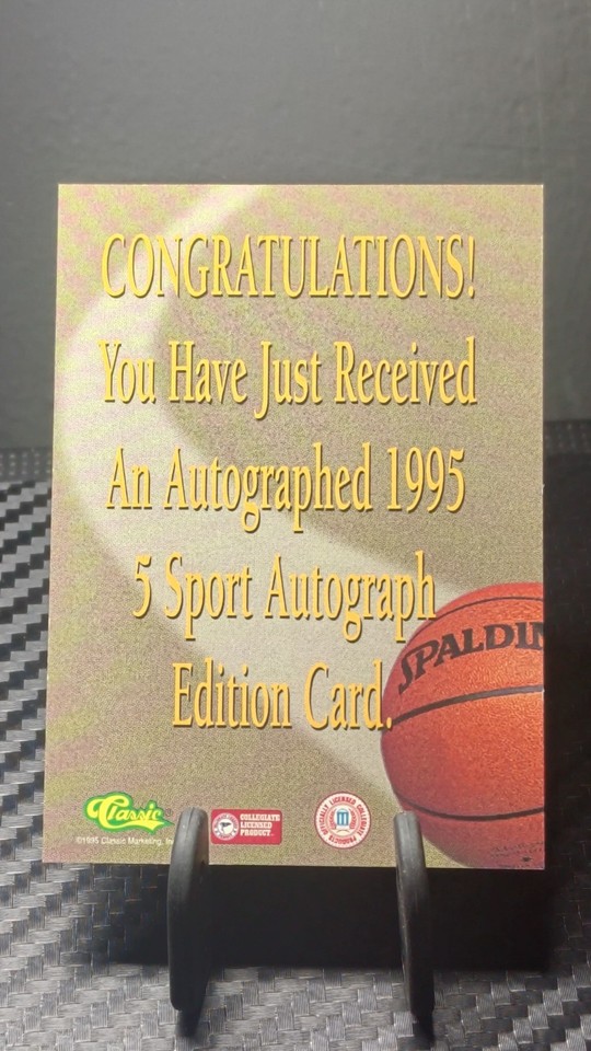 1995 Classic 5 Sport - Rasheed Wallace Auto AR137 | eBay