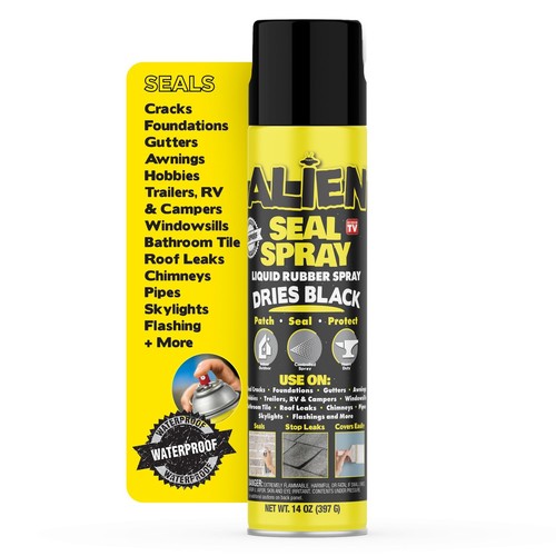 ALIEN TAPE Waterproof Sealant Spray, RV Roof Sealant, Rubber Spray ...