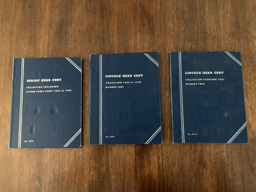 Whitman coin collection: Books 9003 (Indian head), 9004 and 9030 ...