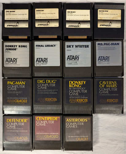 Lot of 15 Atari 400/800/XL/XE Computer Game Cartridges | eBay