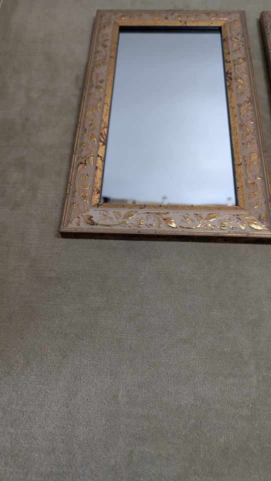 Lot of 2 Small Accent Mirrors 12" x 7" Made in USA | eBay