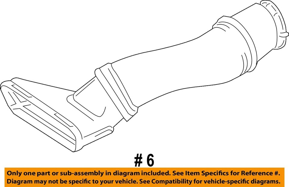 MERCEDES OEM 14-17 S550 4.6L Air Cleaner Intake-Hose Duct Tube Left ...