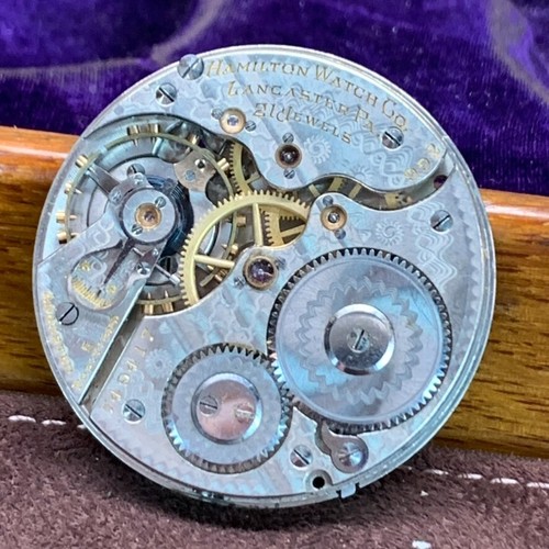 1910 Hamilton 992 16S 21 Jewels Railroad Grade Pocket Watch Movement ...