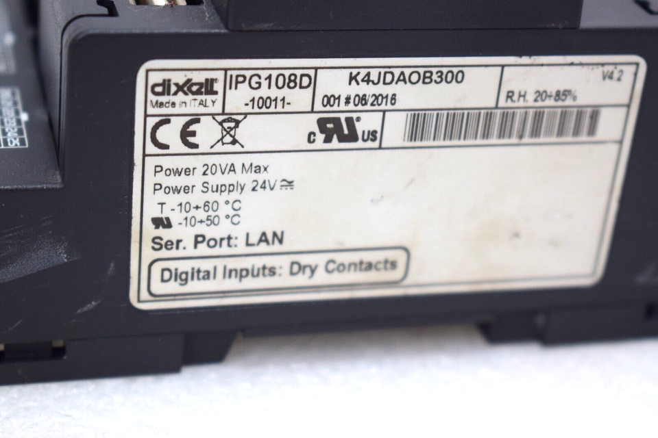 DIXELL iPro.GENIUS IPG108D-10011 CONTROLLER 24V | eBay