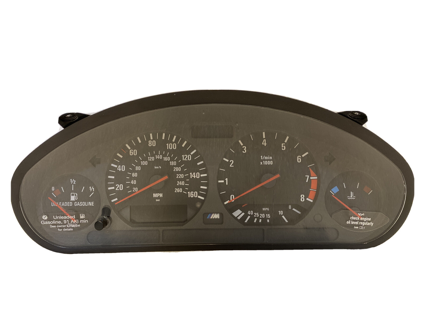 BMW E36 M3 OBD2 Instrument Gauge Cluster Panel OEM Auto 62112492986 | eBay
