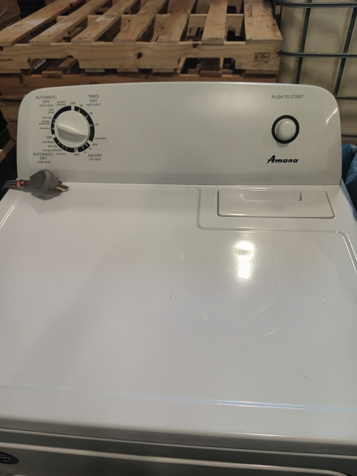 AMANA NED4655EW1 DRYER: electric, 6.5 cu ft |099-6913575 NEW LIKE ...