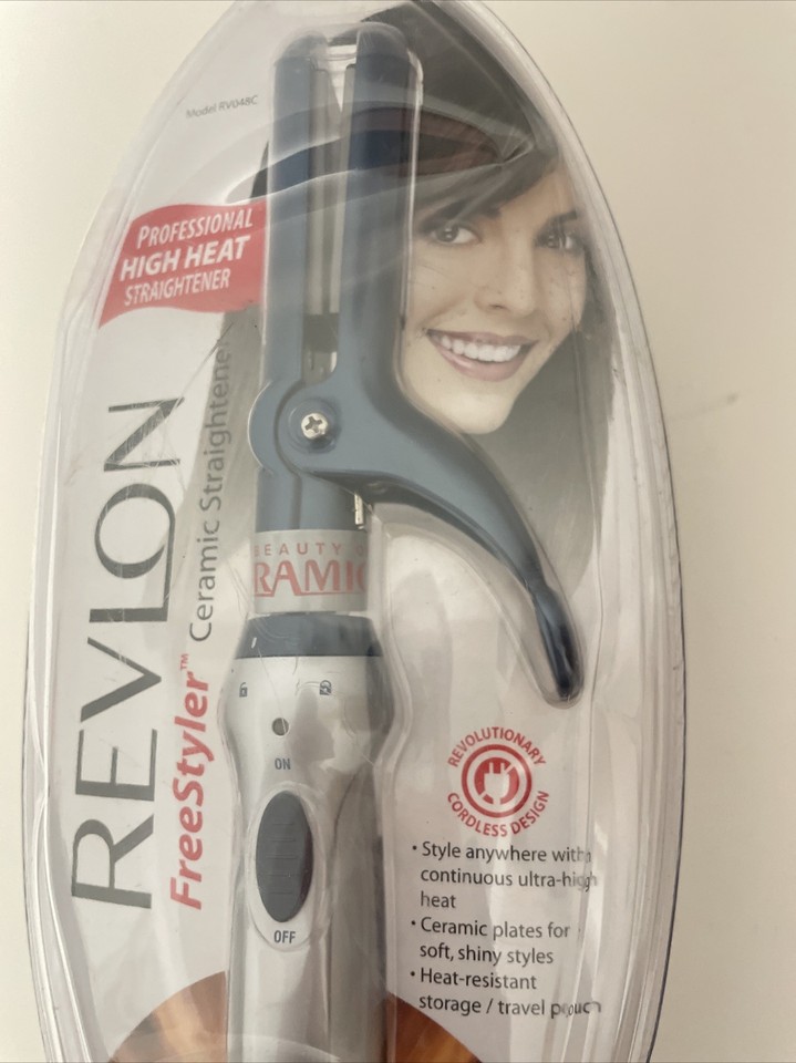 New Revlon FreeStyler Cordless Curling Iron RV048C W/ Rechargeable ...