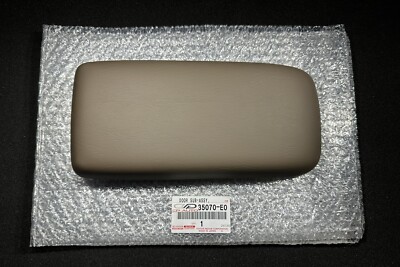 99 - 02 TOYOTA 4RUNNER LEATHER CENTER CONSOLE ARM REST TOP LID OAK ...