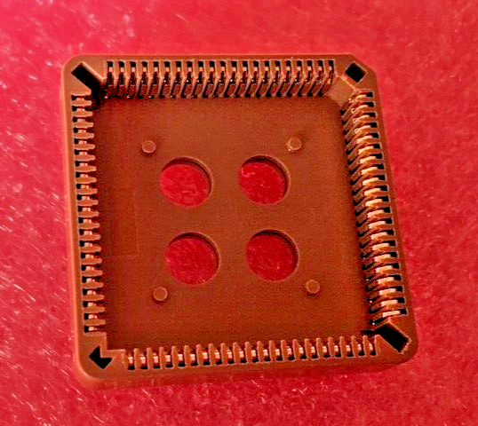 10pc PLCC Sockets 84 pins , through hole PCB mounting. AMP | eBay