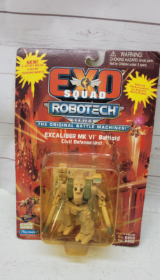 Playmates Exo Squad Robotech Excaliber MK VI Battloid Civil Defense ...