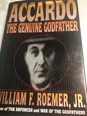 RARE! Accardo: The Genuine Godfather by William F Roemer Jr. (1995 ...