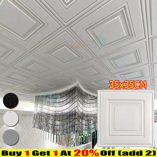 60X 3D Tile Brick Wall Panel Self-adhesive Waterproof Ceiling Cladding ...