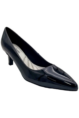 (取寄) イージーストリート レディース ポワント Easy Street women  Pointe Black Patent Easy Street Women's Pointe Slip-On Pumps Black Patent | eBay