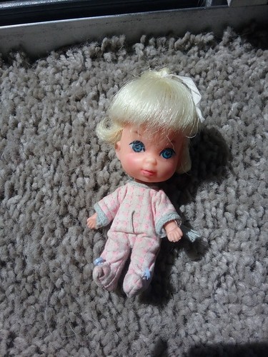 Vintage Mattel Liddle Kiddle Baby LIDDLE DIDDLE w/Pajamas | eBay