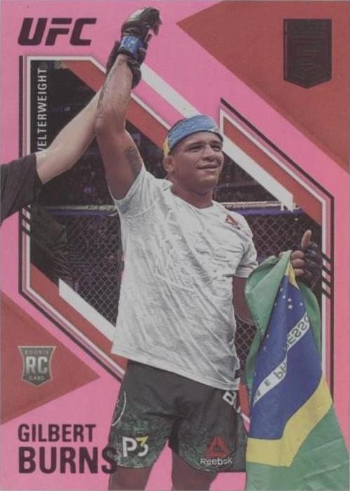 2021 Panini Chronicles UFC - Elite Gilbert Burns #159 Pink (RC) for ...
