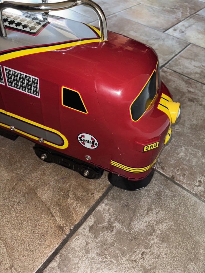 Morgan Cycle Kids Ride on Santa Fe Train Discontinued RARE | eBay