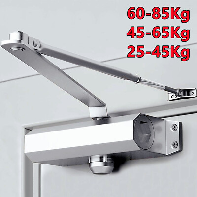 25~85KG Door Closer Opener Heavy Duty Fire Rated Overhead Adjustable ...