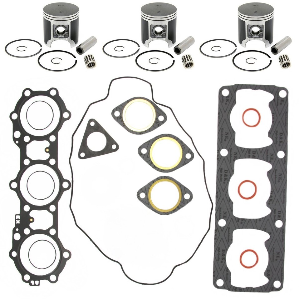 Polaris XLT 600 Top End Rebuild Kit SPI Pistons Gaskets Bearings 1995 ...