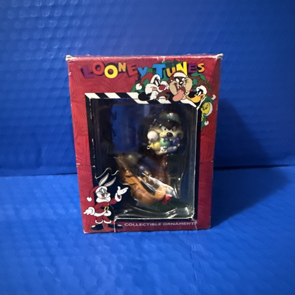 Looney Tunes Taz Tasmanian Devil Baseball Christmas Ornament & Original ...
