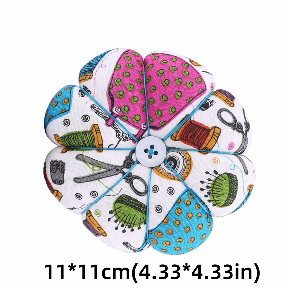 Pumpkin Pin Cushion Wearable Sewing Needle Pad Needle Holder Hand ...
