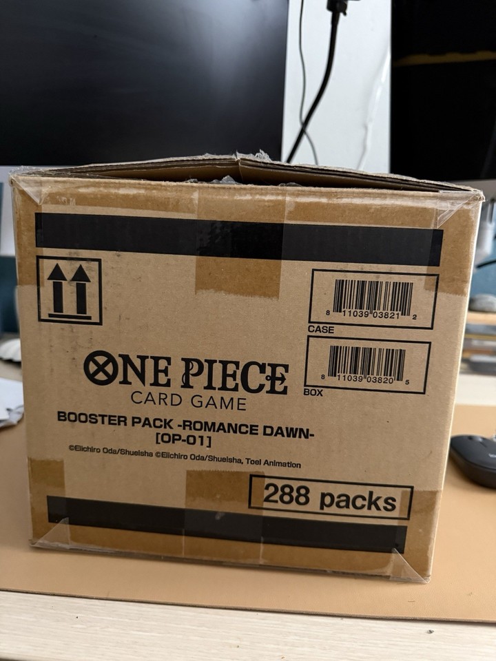 One Piece Romance Dawn BLUE BOTTOM Booster Box/Display Case FIRST WAVE ...