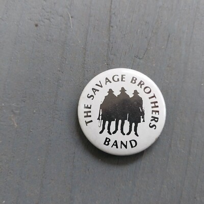 The Savage Brothers Band Silhouette 1 1/4" Button Pin | eBay