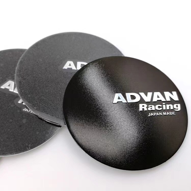4Pcs 56mm Advan Racing Wheel Center Rim Cap Hub Sticker Emblem Badge 3 ...