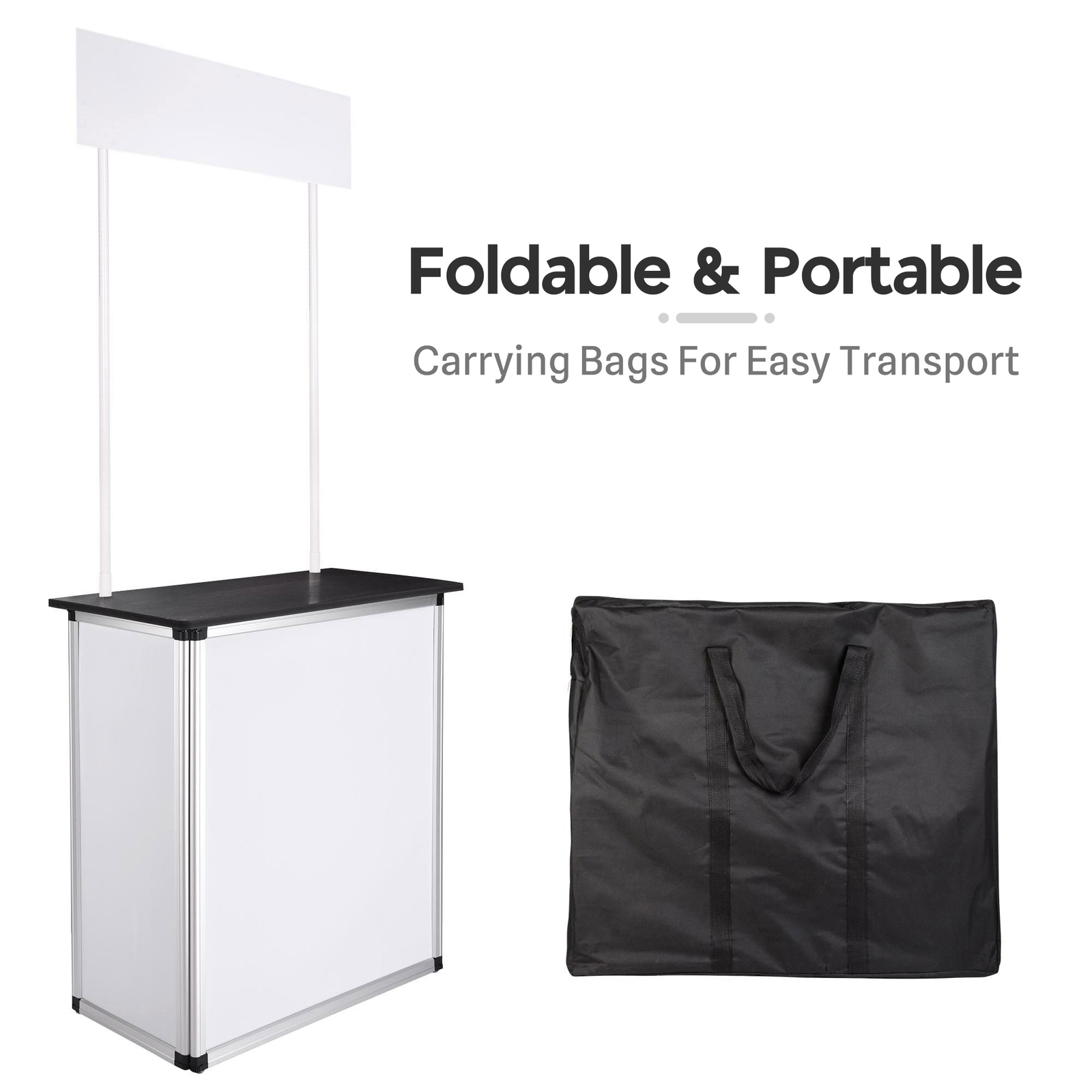 InstaHibit Popup Promotion Counter Booth Display Banner Stand Tradeshow ...