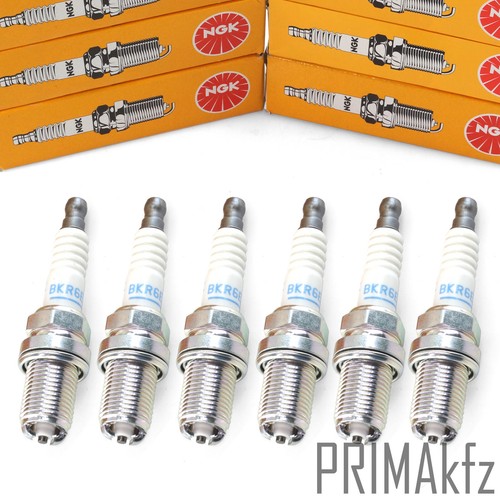 6 NGK Zündkerzen BKR6EKUB 3584 für Audi A4 A6 A8 Renault Clio Laguna VW ...