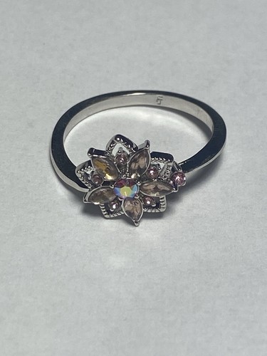 Fragrant Jewels Pink Flower Size 10 ring - Gem
