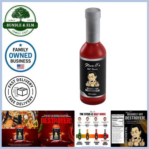 Hot Sauce Garlic Scorpion Naga Reaper Spicy BBQ Tacos Veggies 5 fl oz ...