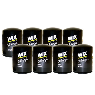 Wix Racing Set 8 Engine Motor Oil Filters For AM Caddy Chevy GMC Hummer ...