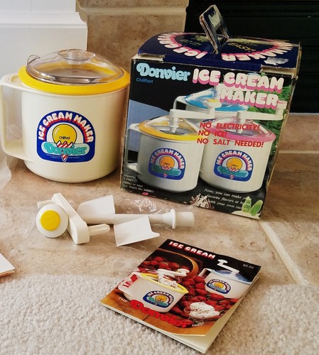 Vintage Donvier Chillfast Manual Ice Cream Maker 1 Pint | eBay