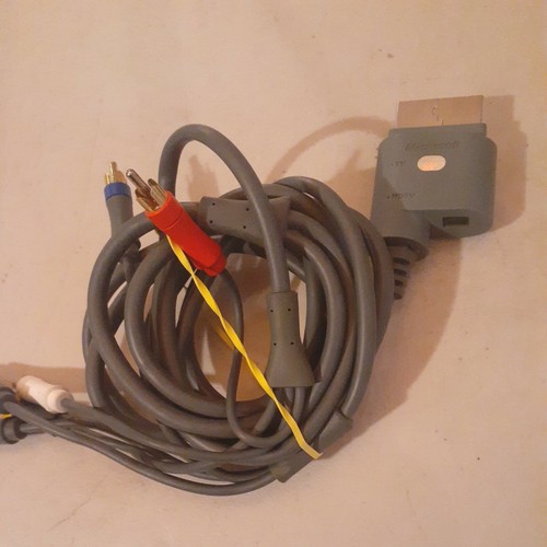 Original Xbox HD AV HDTV TV Component Cable Authentic OEM Xbox 360 ...