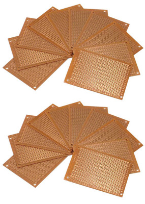 20pcs- 2x3 inch (5x7cm) Prototyping PCB Single Sided Circuit Board ...