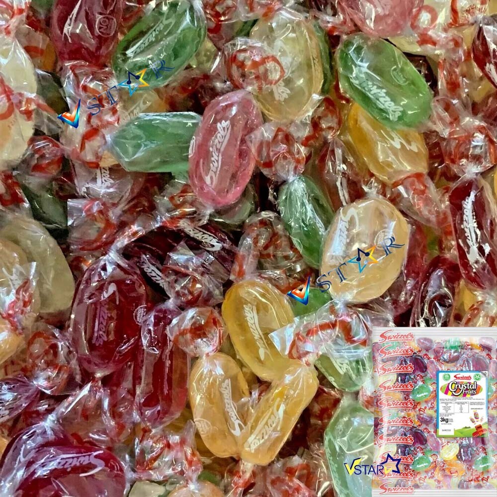 Crystal Fruits Assortment Hard Boiled Retro Pick n Mix Swizzels Sweets ...