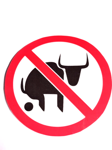 NO BULL CRAP 2.75 inch circle Label Decal Sticker Peel and Stick, Vinyl ...