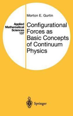 Configurational Forces As Basic Concepts of Continuum Physics ...