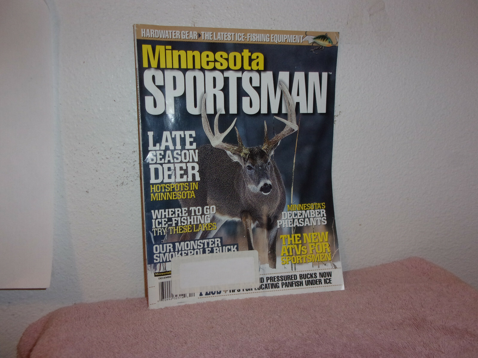 MINNESOTA SPORTSMAN MAGAZINE." WHERE TO GO ICE-FISHING " DECEMBER, 2007 ...