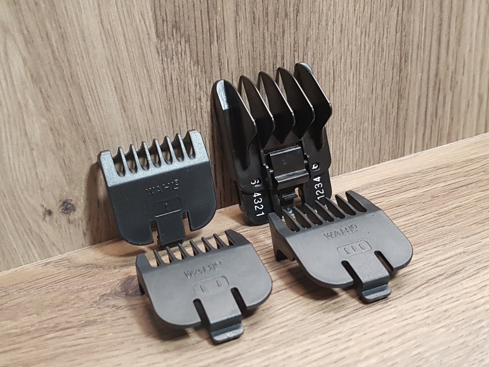 Genuine Wahl Trimmer Blade Guard Beard Stubble Comb Set + 6 Position ...